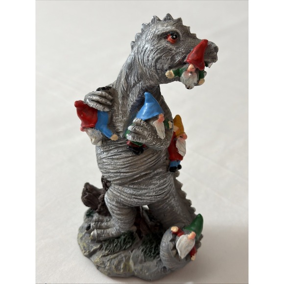 The Unbranded Brand | Holiday | Dinosaur Eating Gnomes Resin Garden ...